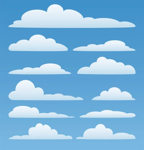 Beautiful clouds Stock Vectors, Royalty Free Beautiful clouds ...