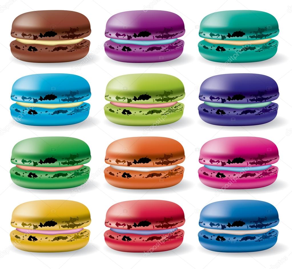 Vector macarons Stock Vector Image by ©dmstudio #18646413