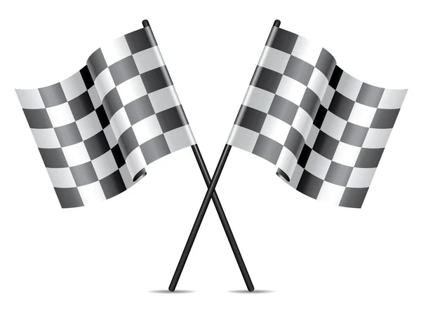 Vector racing flags — Stock Vector © dmstudio #8877107