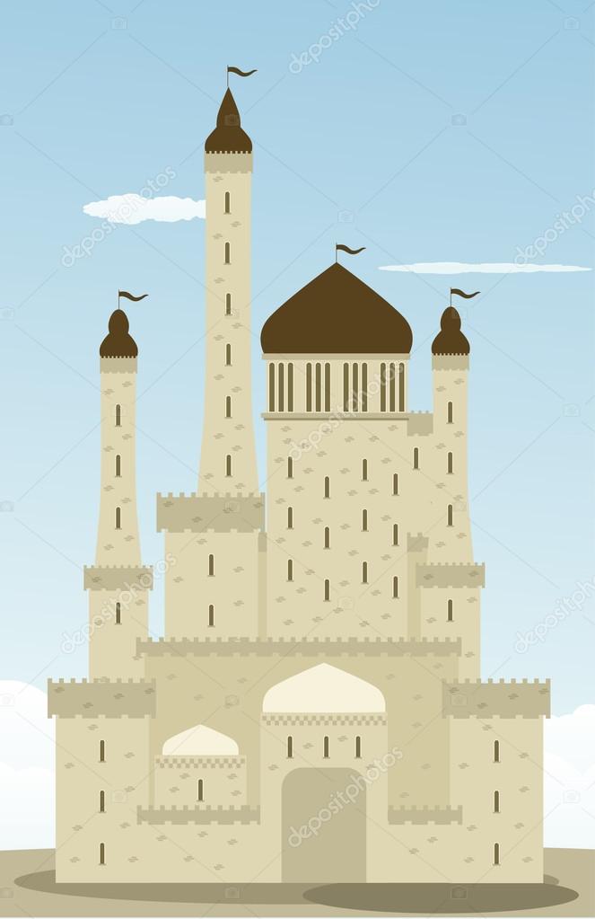 Castillo de dibujos animados Vector de stock por ©lindwa 36812775
