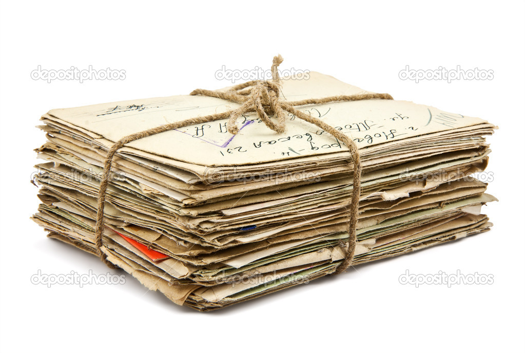 Stack of old letters Stock Photo by ©Preto_perola 20109265