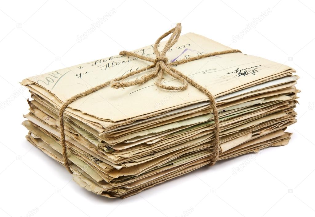 Stack of old letters — Stock Photo © Preto_perola #21104533