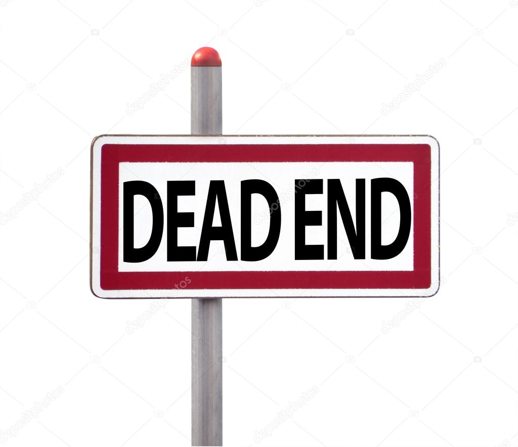 Dead end sign, isolated Stock Photo by ©Sonar 15553093