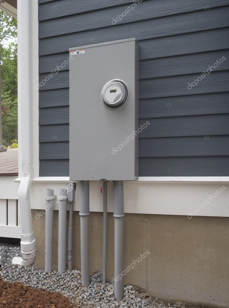 Power supply panel and meter — Stock Photo © Sonar #48610295