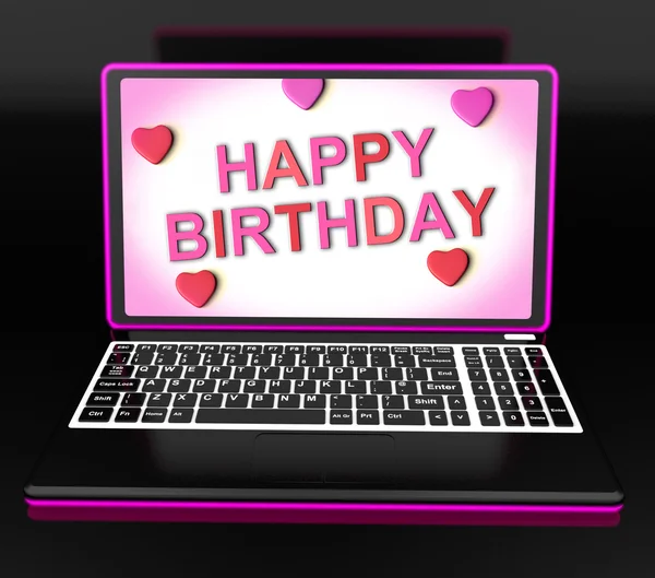 Images: happy birthday computer | Happy Birthday Greeting On Computer ...