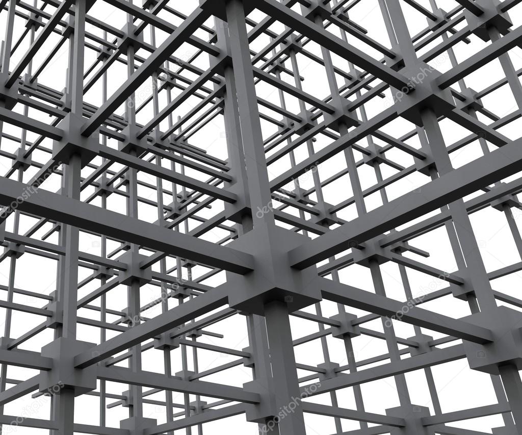 Interconnected Network Structure Shows Networking — Stock Photo ...