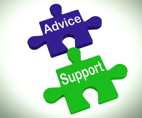 Advice Help Support And Tips Signpost Showing Information And Gu ...
