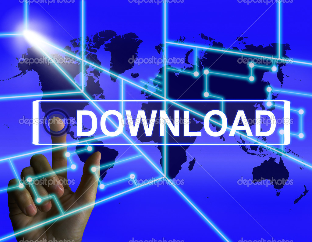 Download Screen Shows Downloads Downloading and Internet Transfe ...