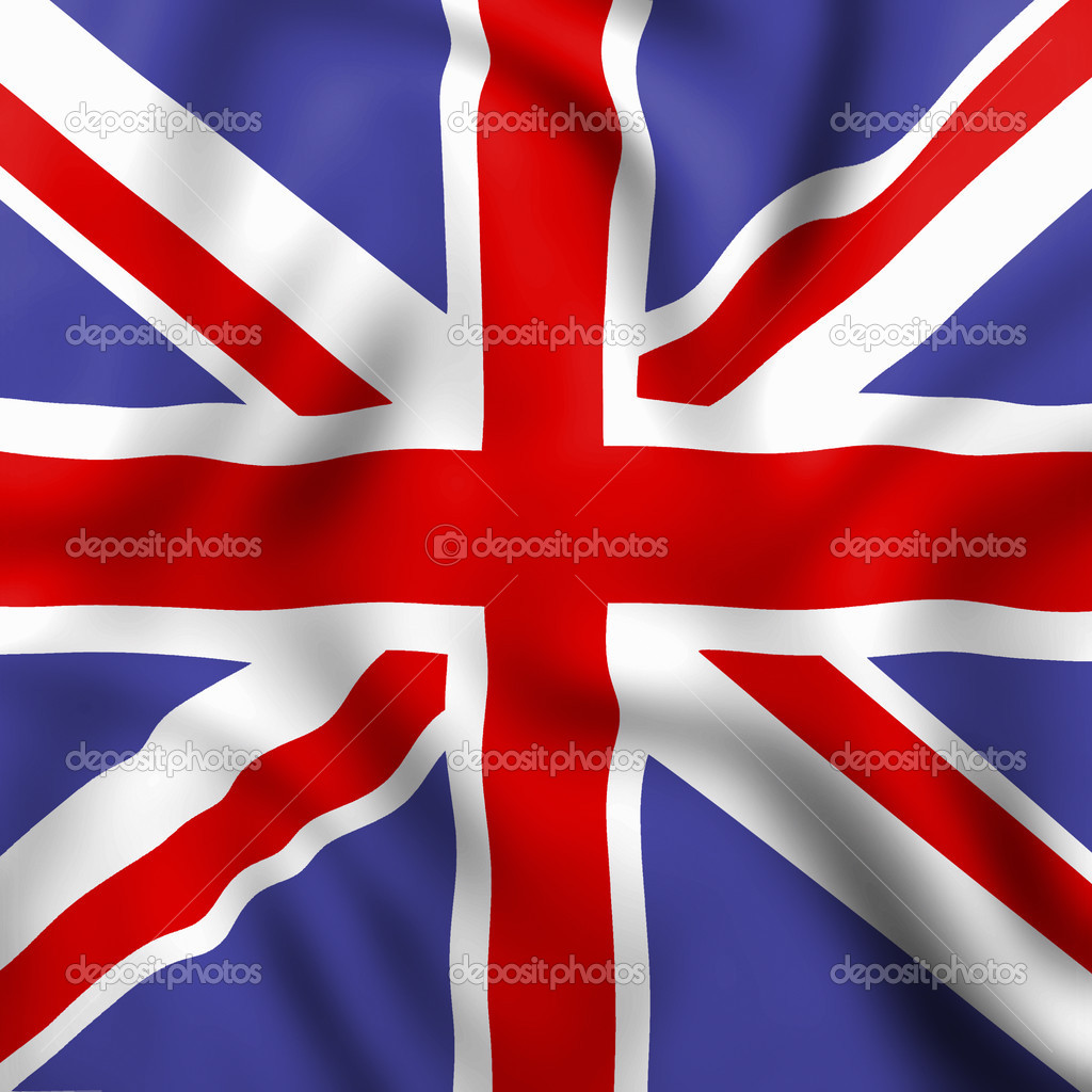 Union Jack Indicates English Flag And Britain — Stock Photo ...