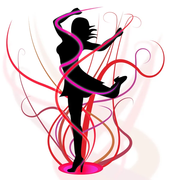 Lyrical Dancer Silhouette