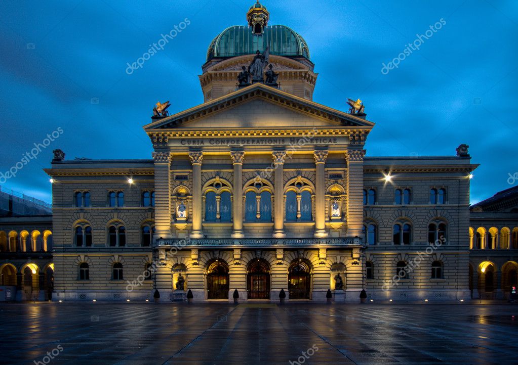 Swiss Parliament building — Stock Photo © CAHKT #45613079