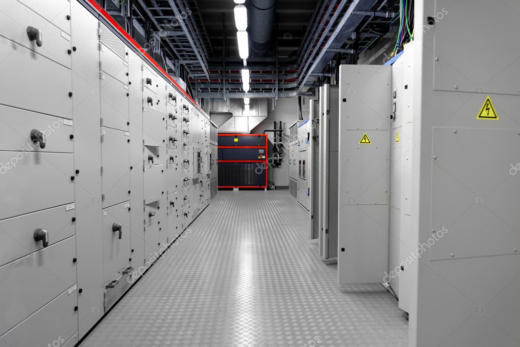 Control room of a power plant — Stock Photo © svedoliver #26590731