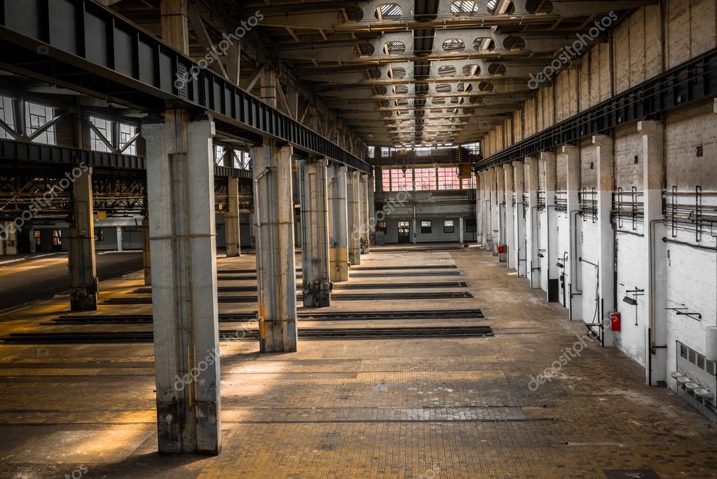 Industrial interior of an old factory — Stock Photo © svedoliver #32253259