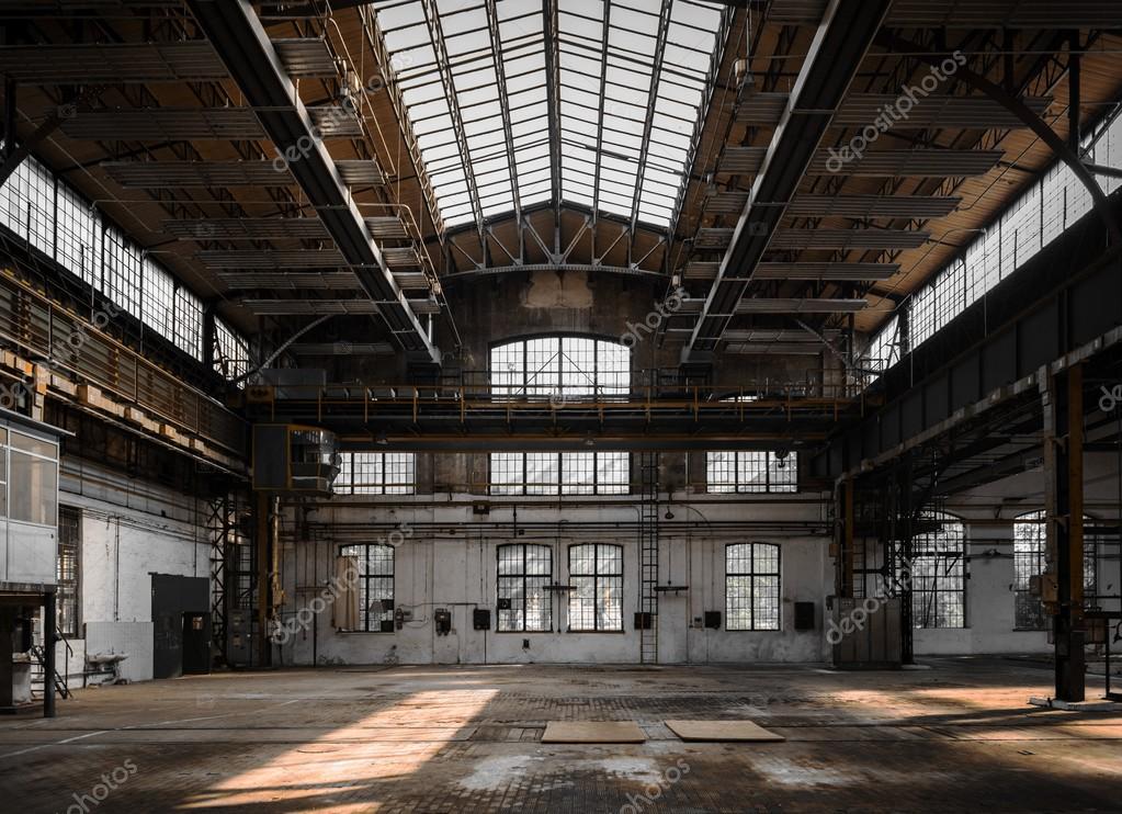 Industrial interior of an old factory — Stock Photo © svedoliver #32260449