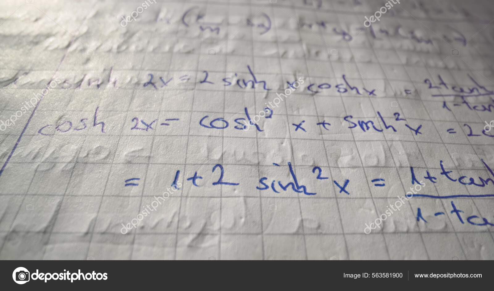 Review Mathematics Formulas Close Stock Photo by ©svedoliver 563581900