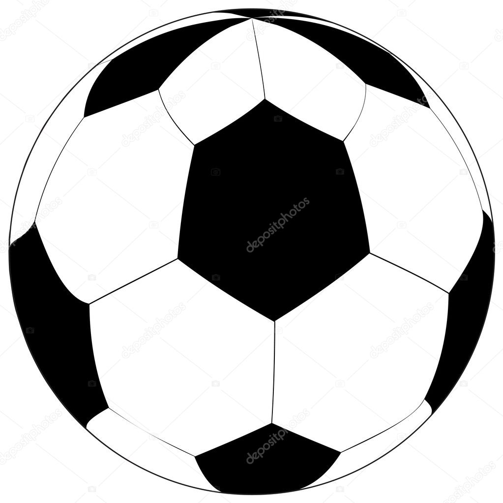 Soccer ball. Vector illustrator. — Stock Photo © Yganko #12555389