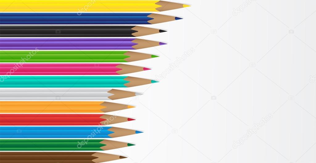 Pencil background Stock Vector by ©ecrow #12168919