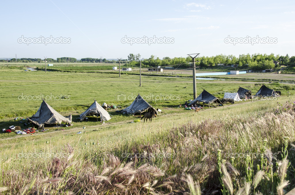 Romanian Gypsy Camp-Editorial-Tradition – Stock Editorial Photo ...
