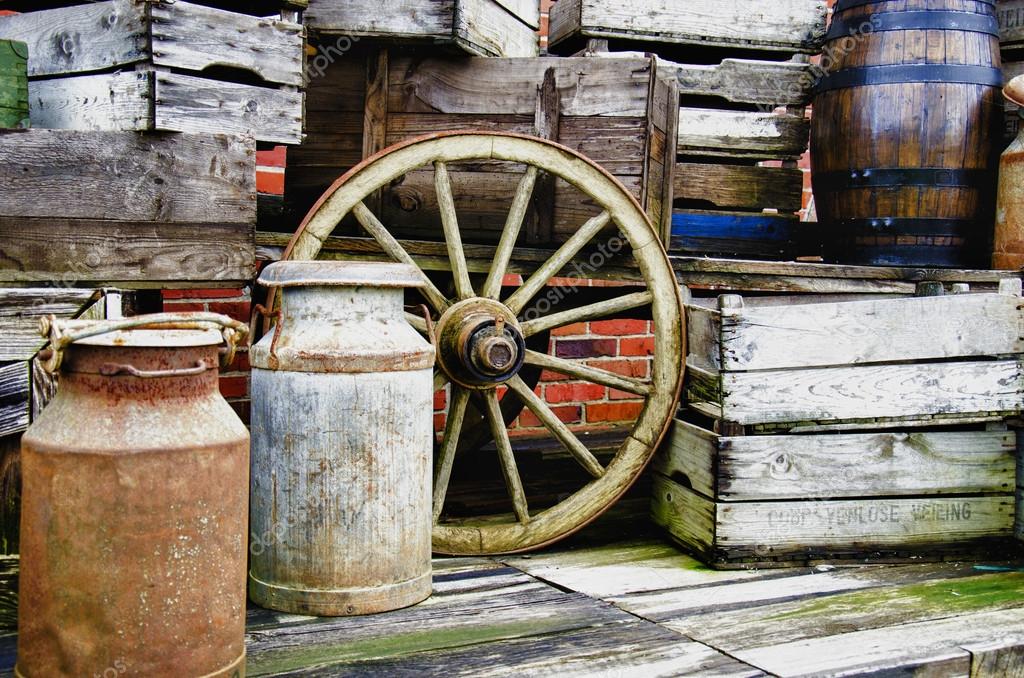 Old stuff from the farm - HDR Stock Photo by ©adfoto 26843281
