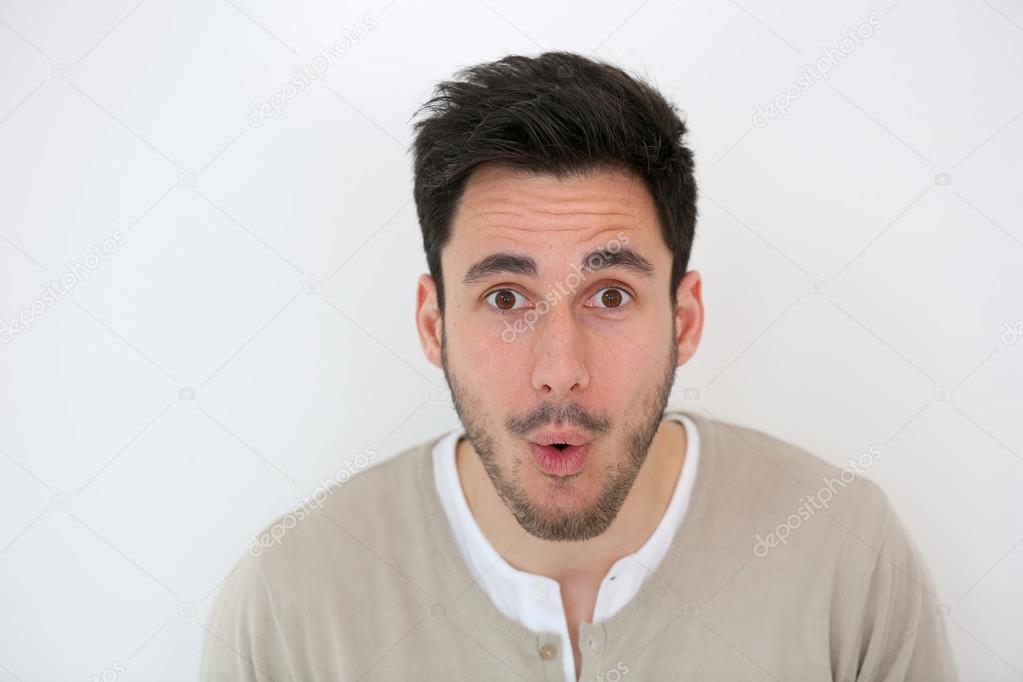 Surprised man — Stock Photo © Goodluz #47819609
