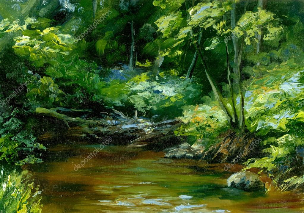 Rivulet Stock Illustration by ©Erkovich #22897628