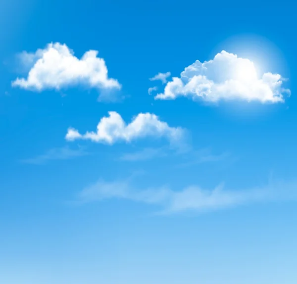 Sky background with clouds. Vector. Stock Vector Image by ©almoond ...