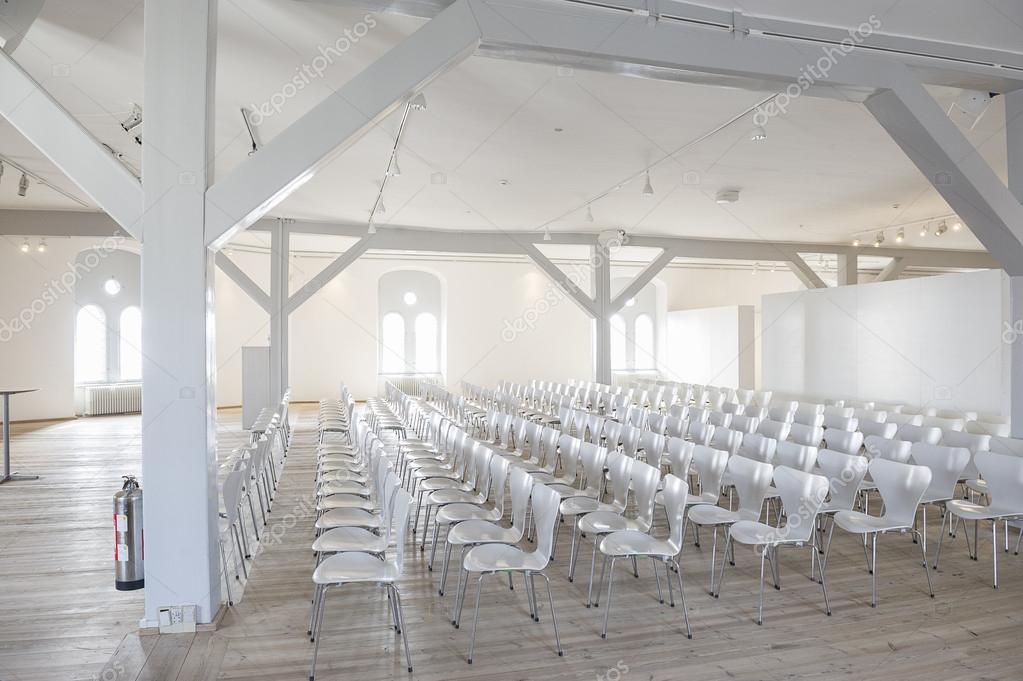White seats in a bright airy venue Stock Photo by ©MOELLERTHOMSEN 23202514