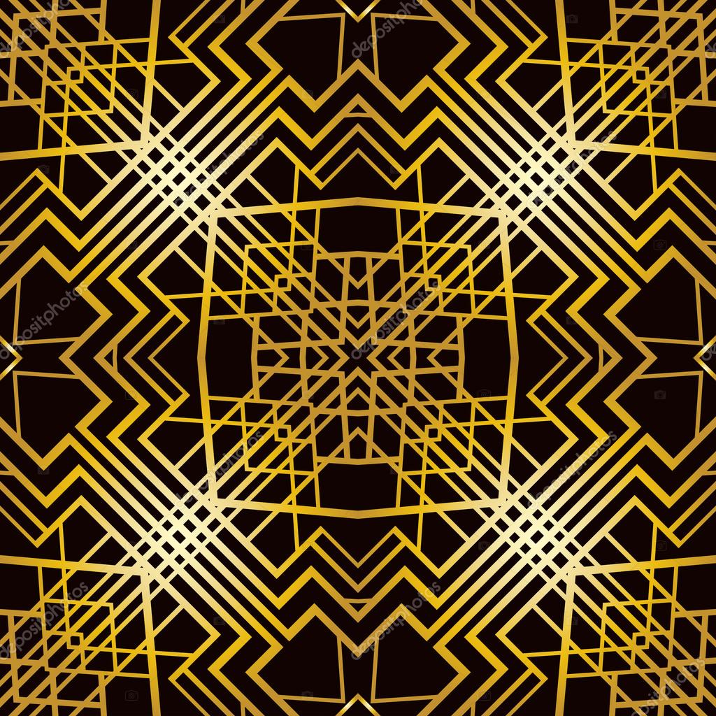 Art deco geometric pattern Stock Vector Image by ©Smirno #35619445