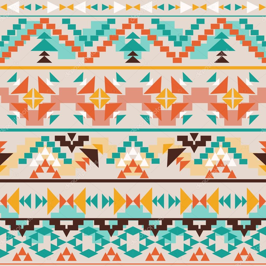 Colorful aztec pattern Stock Vector Image by ©Smirno #35740995