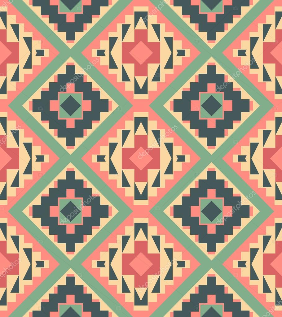 Colorful aztec pattern Stock Vector by ©Smirno 35741431