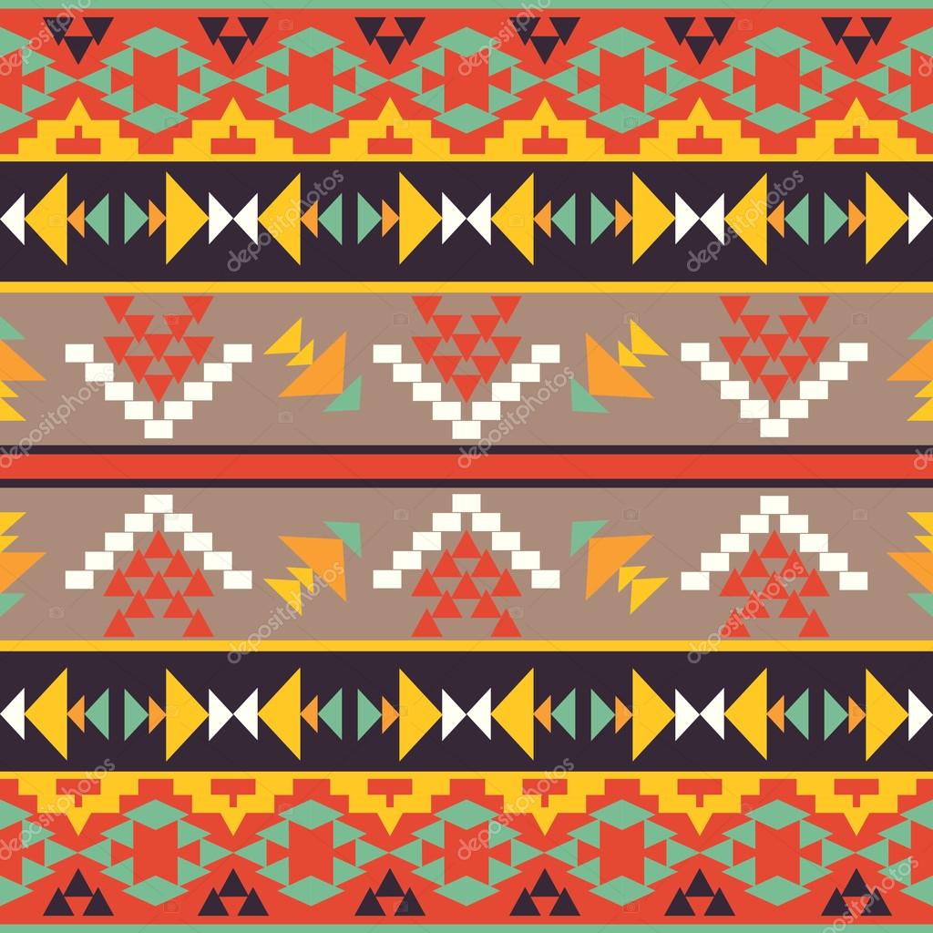 Colorful aztec pattern Stock Vector Image by ©Smirno #35741599
