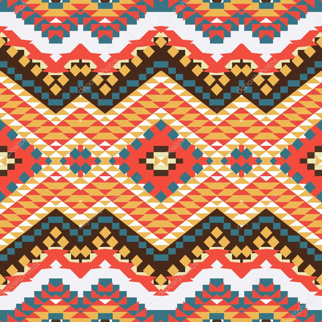 Colourful Aztec Design