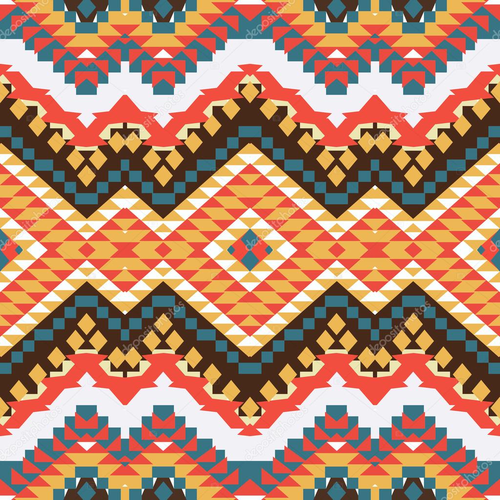Colorful aztec pattern Stock Vector Image by ©Smirno #35742005