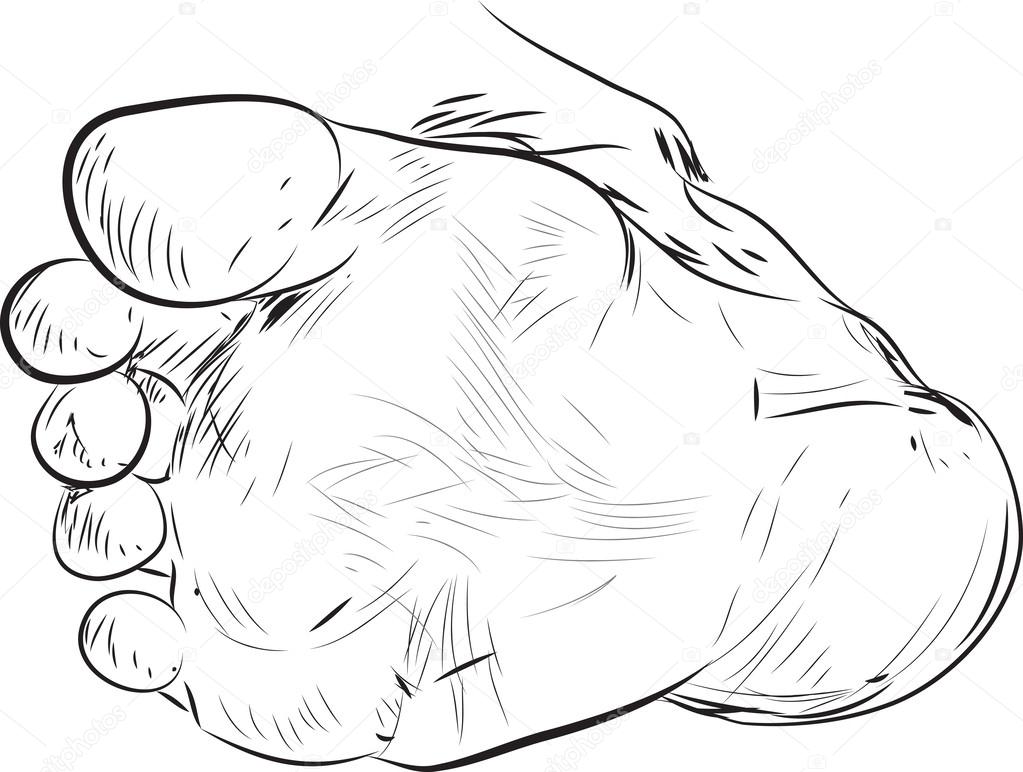 Stopy rysunek wektor stockowy od ©EnginKorkmaz 36681631