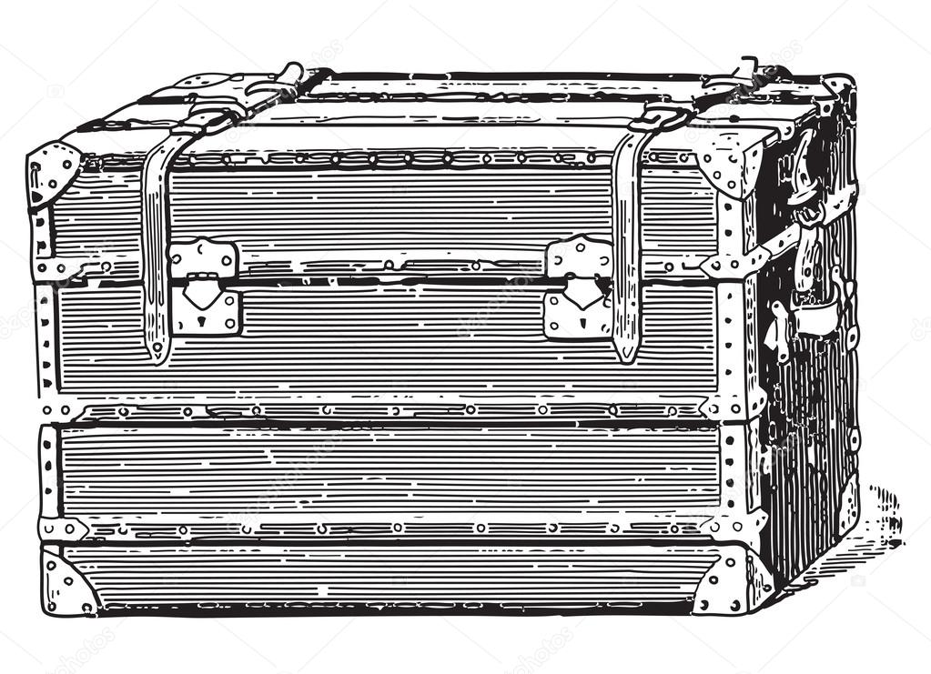 Old coffer — Stock Vector © EnginKorkmaz #40041151