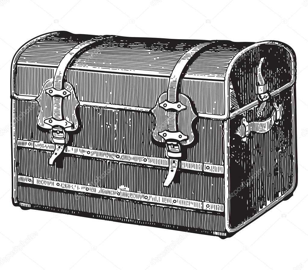 Old coffer — Stock Vector © EnginKorkmaz #40041539