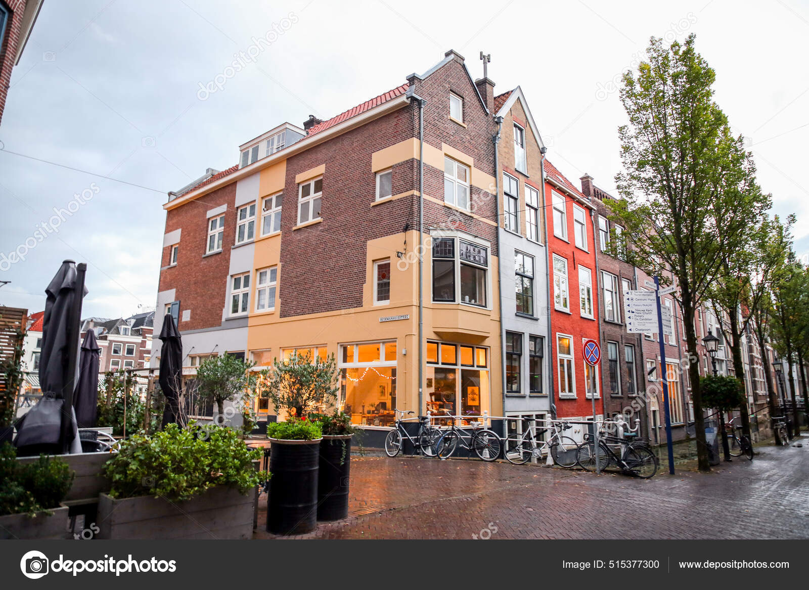 Delft Netherlands October 2021 Street View City Scenes Delft Beautiful ...