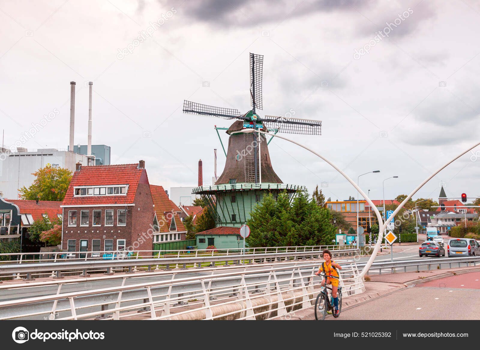 Zaandam Netherlands October 2021 Zaanse Schans Neighbourhood Zaandam ...