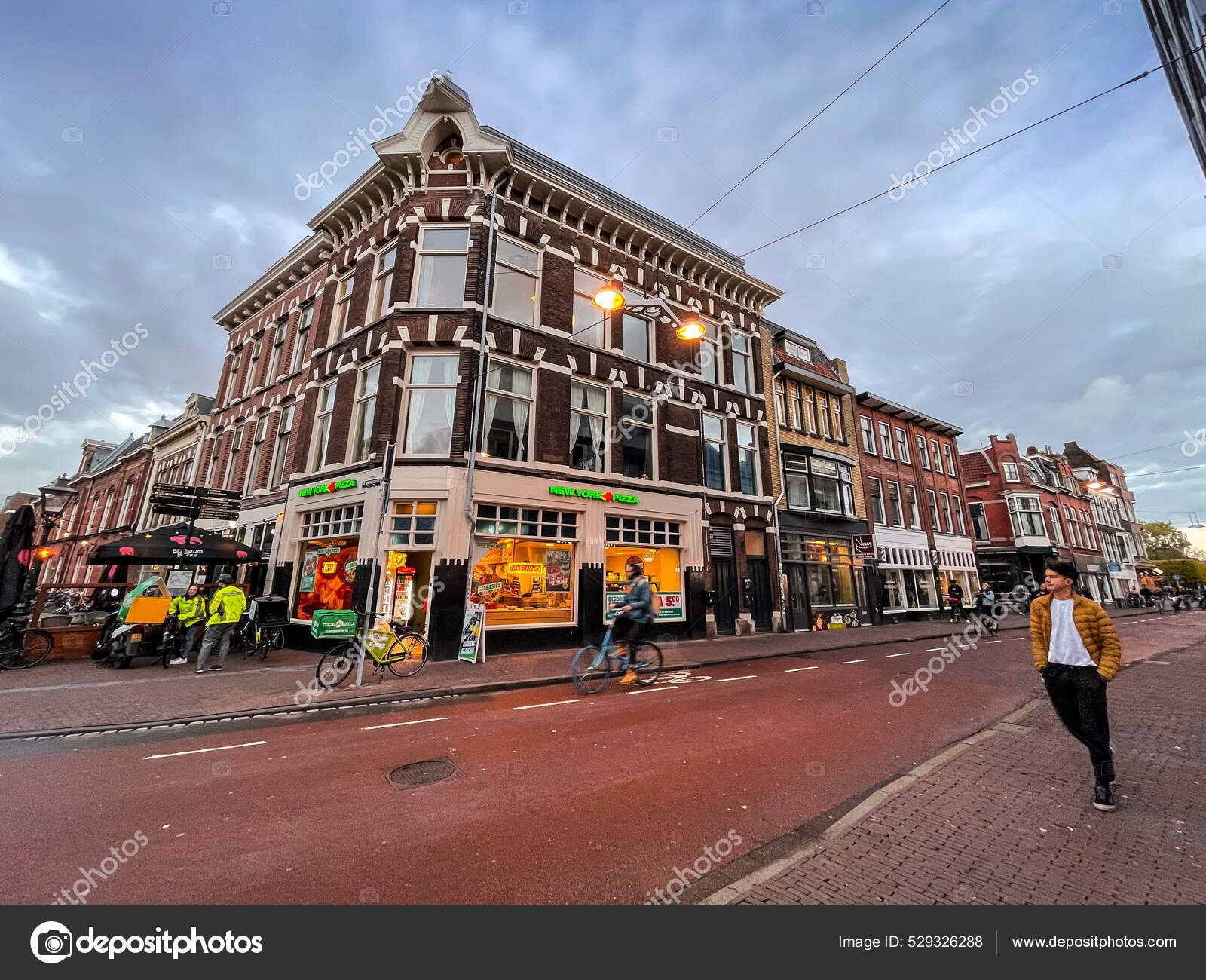 Leiden Netherlands October 2021 Street View Generic Architecture Leiden ...