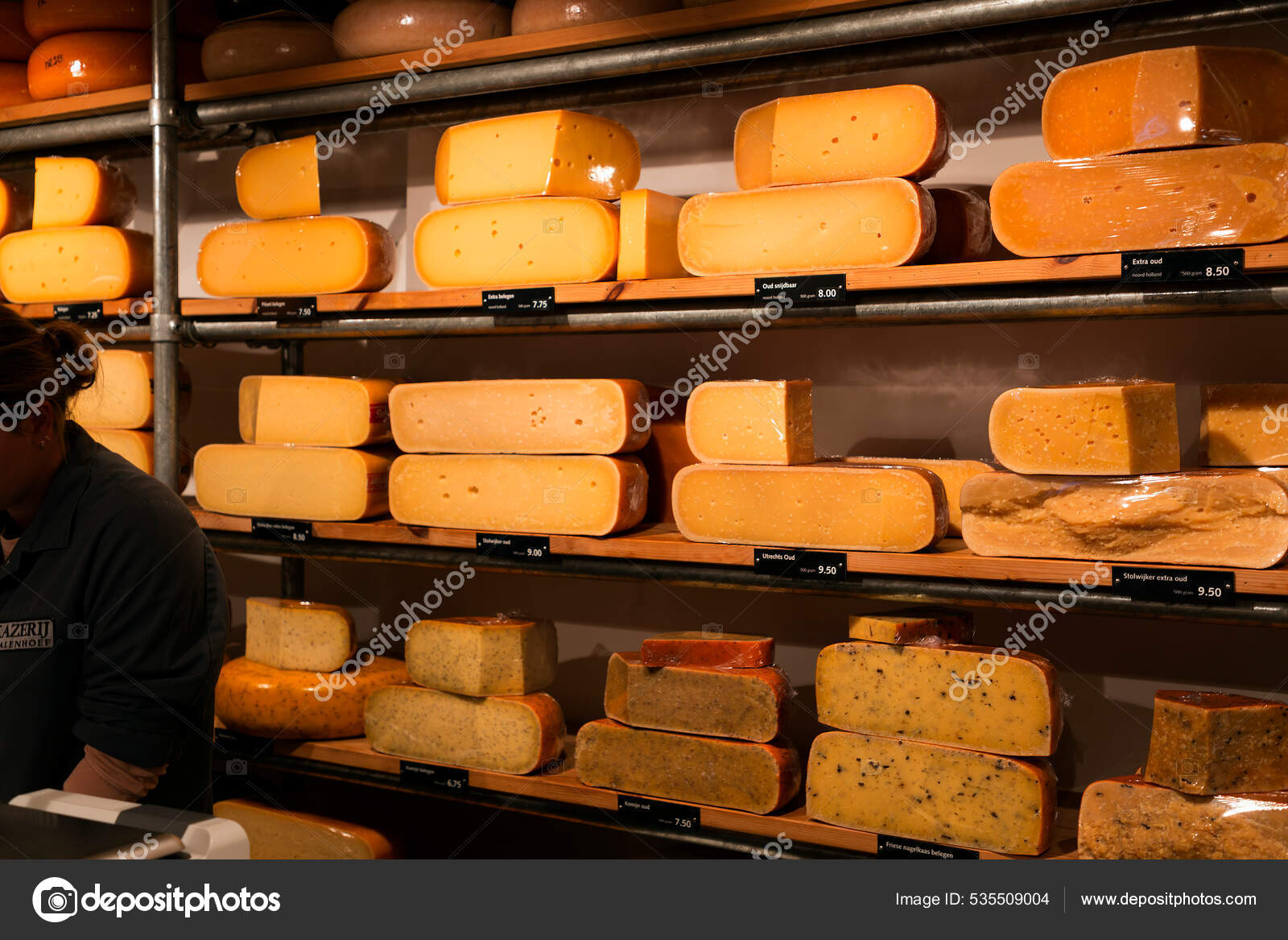 Utrecht Netherlands October 2021 Different Types Traditional Dutch ...