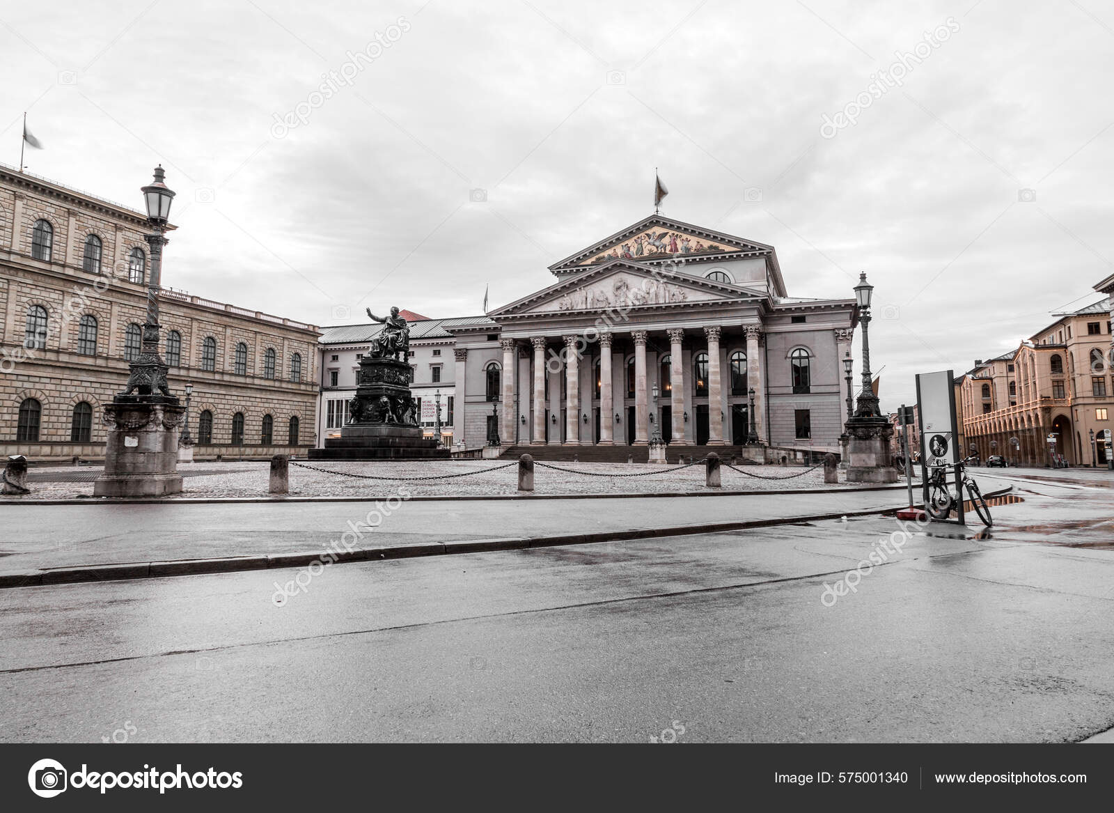 Munich Germany Dec 2021 Bavarian National Theather Opera Building Max ...