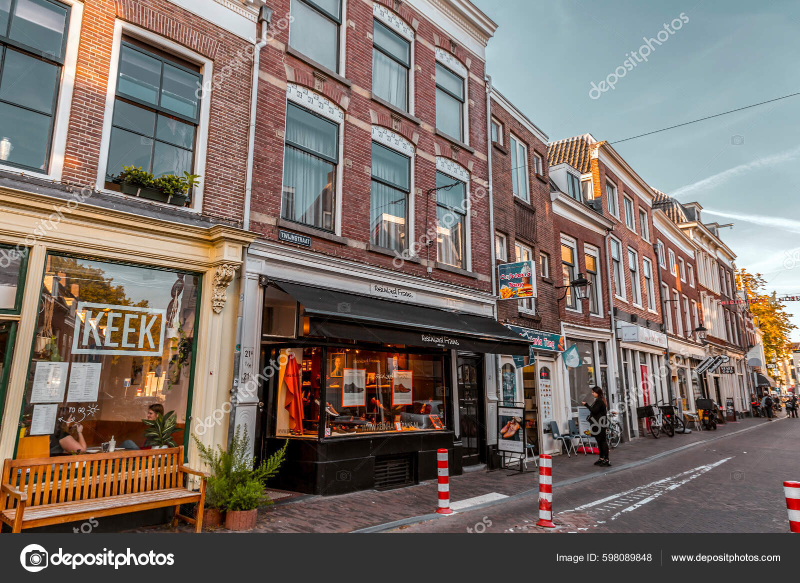 Utrecht Oct 2021 Street View Traditional Dutch Buildings Historic ...
