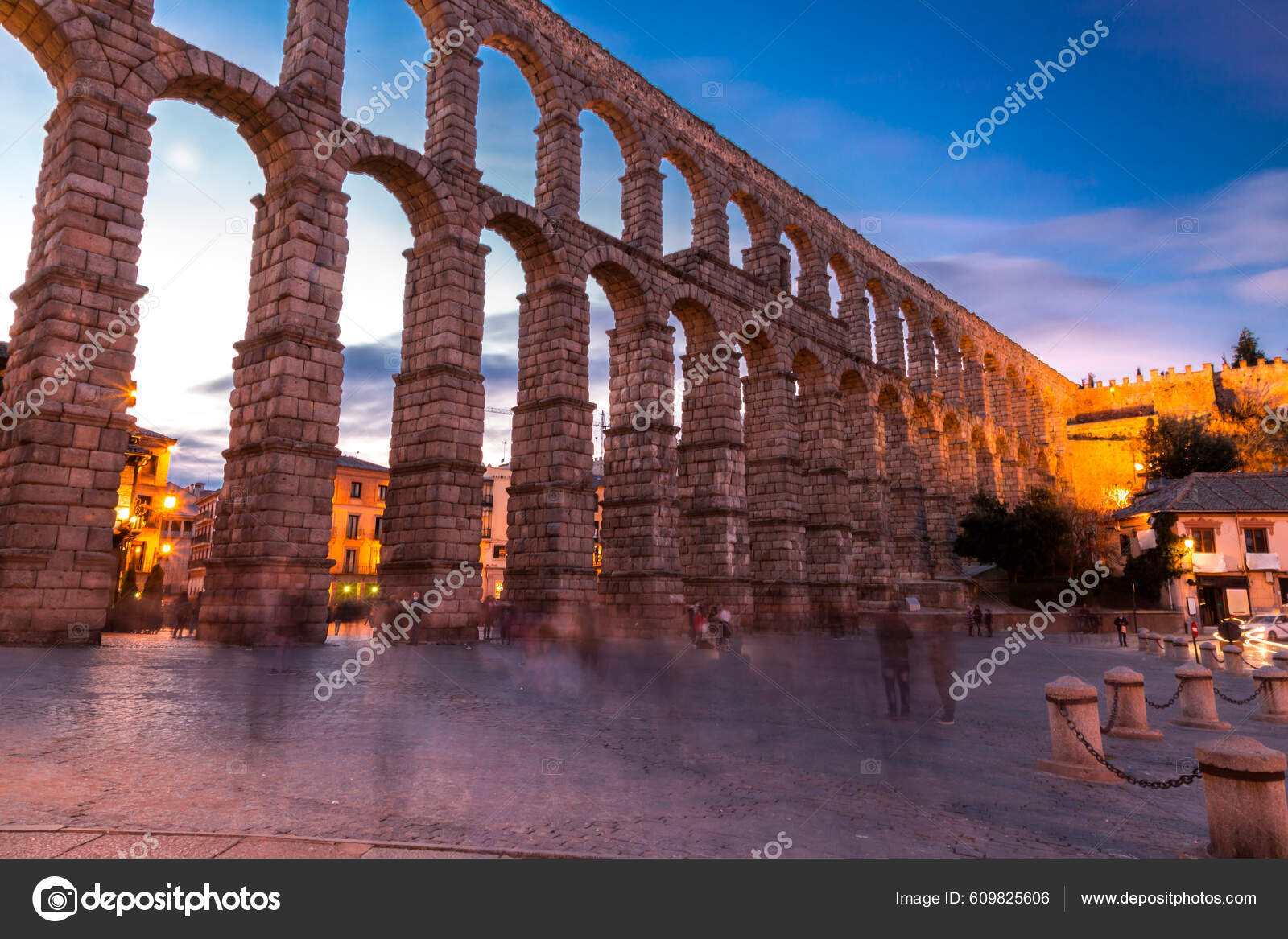 Antiguo Acueducto Romano Segovia Uno Los Acueductos Romanos Elevados Mejor — Foto de stock ...