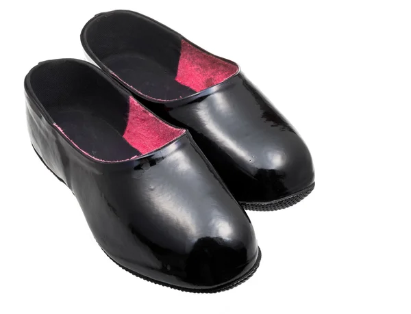 Pair of black rubber galoshes Stock Photo by ©vvoennyy 19294277