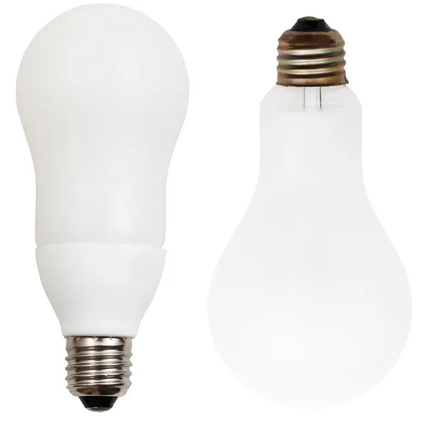 Energy-saving compact fluorescent, LED light bulbs Stock Photo by ©vvoennyy 38625441