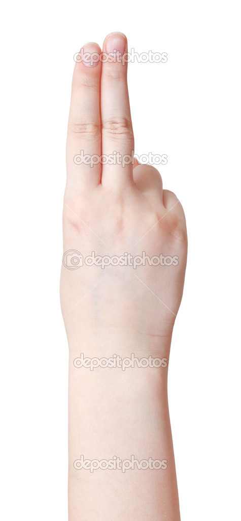 Two Fingers Pointing