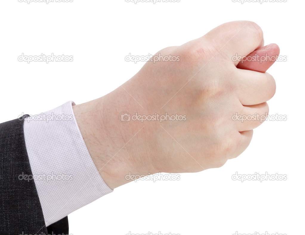 Side view of fig sign close up - hand gesture Stock Photo by ©vvoennyy ...