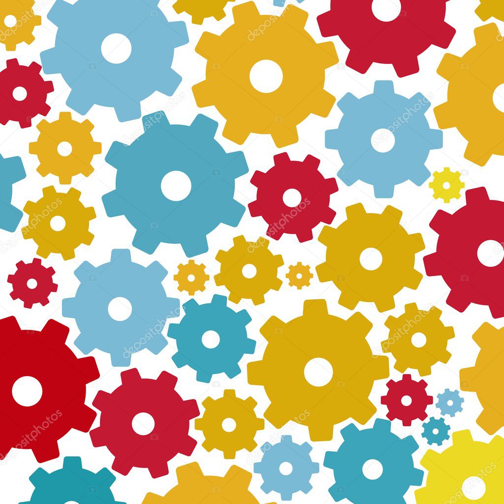 Color gears Stock Vector Image by ©grgroupstock #12783560
