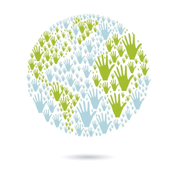 Multicultural hands Vector Images | DepositPhotos