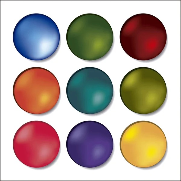 Sky gradient mesh background - sunset color collection buttons Stock ...